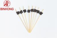 China Natural Eco Friendly 9cm Bamboo Skewer Sticks for sale