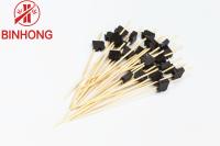 China Natural Eco Friendly 9cm Bamboo Skewer Sticks for sale