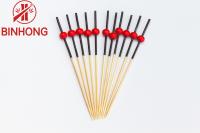 China Eco Friendly Polished 12cm Bamboo Skewer Sticks for sale