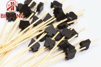 China Disposable Bamboo Plain Color 6CM Cocktail Bamboo Sticks for sale