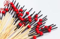 China Eco Friendly Polished 12cm Bamboo Skewer Sticks for sale