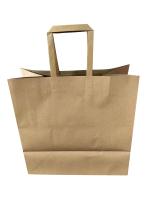 China Custom Printed Brown ISO9001 Kraft Paper Sacks for sale