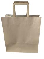 China Eco Friendly 110gsm 16x6x12'' Recycled Kraft Bags for sale