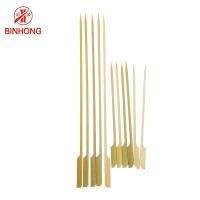 China Disposable 100% Natural 14cm BBQ Bamboo Sticks for sale