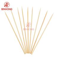 China Round Grade A Thickness 2.5mm BBQ Bamboo Skewers for sale