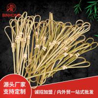 China Sustainable AAA Grade Thickness 3.0mm Knotted Bamboo Picks for sale