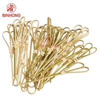 China Sustainable AAA Grade Thickness 3.0mm Knotted Bamboo Picks for sale