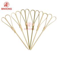 China Sustainable AAA Grade Thickness 3.0mm Knotted Bamboo Picks for sale