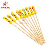 China Easily Cleaned ISO9001 10.5cm Bamboo Cocktail Picks for sale