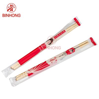 China OPP Wrapped 6.0mm Round Bamboo Chopsticks For Churches for sale