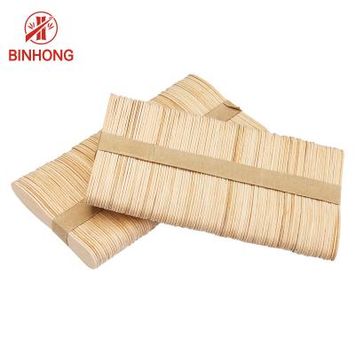 China Disposable Grade A 14cm Popsicle Wooden Sticks for sale