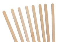 China Birch Nature Color 114mm Wooden Mixing Sticks for sale
