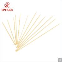 China Eco Friendly Disposable 3mm Bamboo BBQ Sticks for sale
