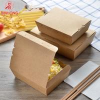 China Takeout Recycled Folding Paper Take Away Box Disposable 24oz for sale