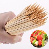 China Eco Friendly Custom Logo 7cm BBQ Bamboo Sticks for sale