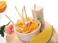 China Disposable Moso Bamboo 9cm Fruit Skewer Sticks for sale