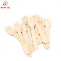 China Biodegradable Birchwood 14cm Disposable Wooden Cutlery for sale