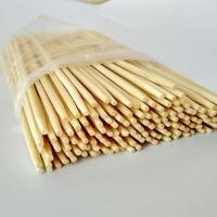 China Round Disposable 4.5mm×20cm Round Bamboo Chopsticks for sale