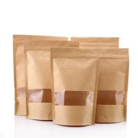 China Zip Lock ISO9001 Kraft Paper Bag for sale