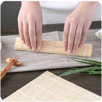 China Household Natural Green Biodegradable Sushi Bamboo Rolling Mat for sale