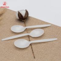 China Degradable Cornstarch 14.8cm Wooden Spoon Cutlery for sale