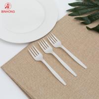 China Environmentally Degradable 16cm Disposable Wooden Fork for sale