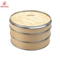 China 41cm Bamboo Steamer Basket for sale