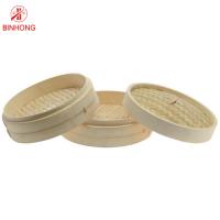 China 18cm Bamboo Steamer Basket for sale