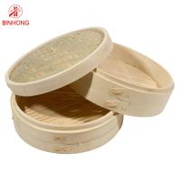 China 18cm Bamboo Steamer Basket for sale