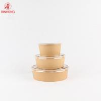 China Food Paper Take Away Box Single Wall Biodegradable 1200ml for sale