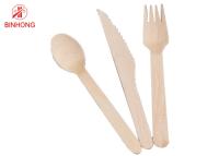 China Hotel Restaurant Home Eco friendly Wooden Cutlery Knife Fork Spoon for sale