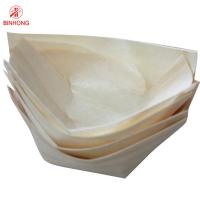 China Disposable Premium Wooden 24.5*12.5cm Sushi Boat Tray for sale
