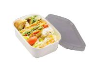 China Square SGS Paper Take Away Box Biodegradable Disposable for sale