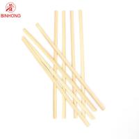 China Eco Friendly Flat Surface 110mm Wooden Mixing Sticks for sale