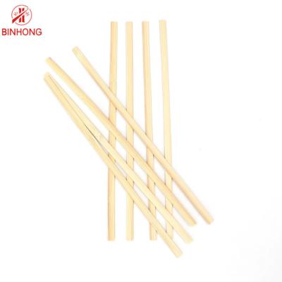 China Eco Friendly Flat Surface 110mm Wooden Mixing Sticks for sale