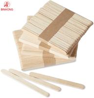 China Natural Thickness 1.3mm Wooden Mixing Sticks For Ice Cream for sale