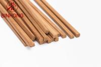 China Carbonized 24cm Square Disposable Bamboo Chopsticks for sale