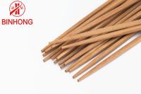 China Carbonized 24cm Square Disposable Bamboo Chopsticks for sale