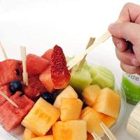 China Bleached Grade A 3.5 Inch Fruit Skewer Sticks for sale