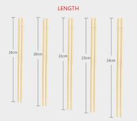 China SGS 23cm Disposable Bamboo Chopsticks For Hotel for sale