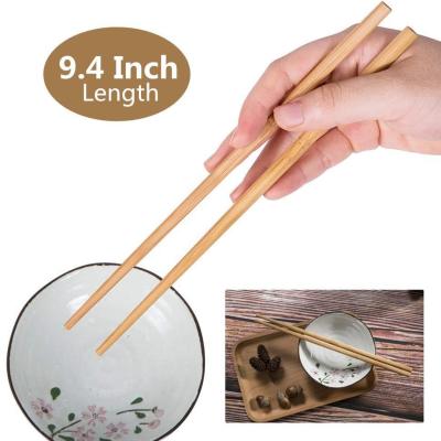 China Carbonized 24cm Square Disposable Bamboo Chopsticks for sale