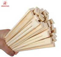 China Twins Tensoge Round Natural Bamboo Disposable Chopsticks With Paper Package for sale