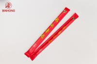 China Natural Bamboo Round 5.0mm*20cm Custom Logo Chopsticks for sale