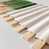 China Japanese Disposable Round Bamboo Chopsticks Compostable Custom Logo 18cm for sale