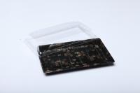 China Japanese Take-Out Disposable Plastic Sushi Box Container Tray for sale