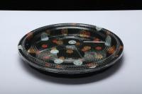 China Disposable Plastic Tray Box, Round Sushi Tray, Take Away Food Tray for sale