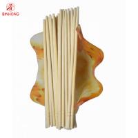 China OEM ODM Round Bamboo Compostable Chopsticks Custom Logo Packing for sale