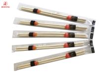 China OPP Pack Round Head Bamboo Chopsticks 20cm/23cm for sale