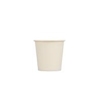 China 12oz 60mm Bottom Single Wall White Coffee Disposable Paper Cup Biodegradable for sale
