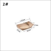 China 100 280 530ml Kraft Paper Boat Container For Chicken Rice Flower for sale